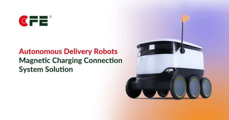 Magnetic Charging Module Delivery Robots - CFECONN